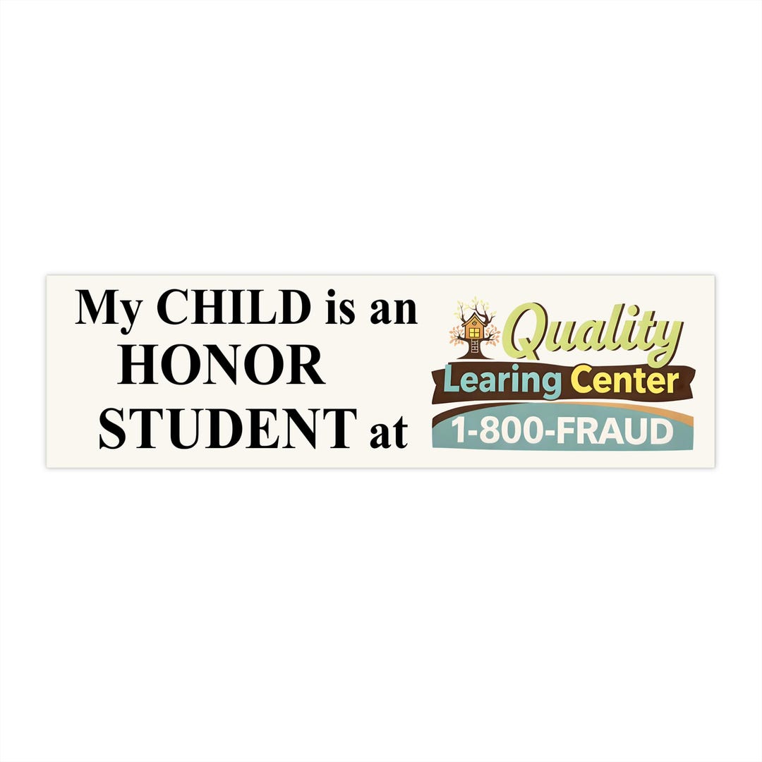 My Child is an Honor Student | Bumper Sticker AND Magnet | Funny ...