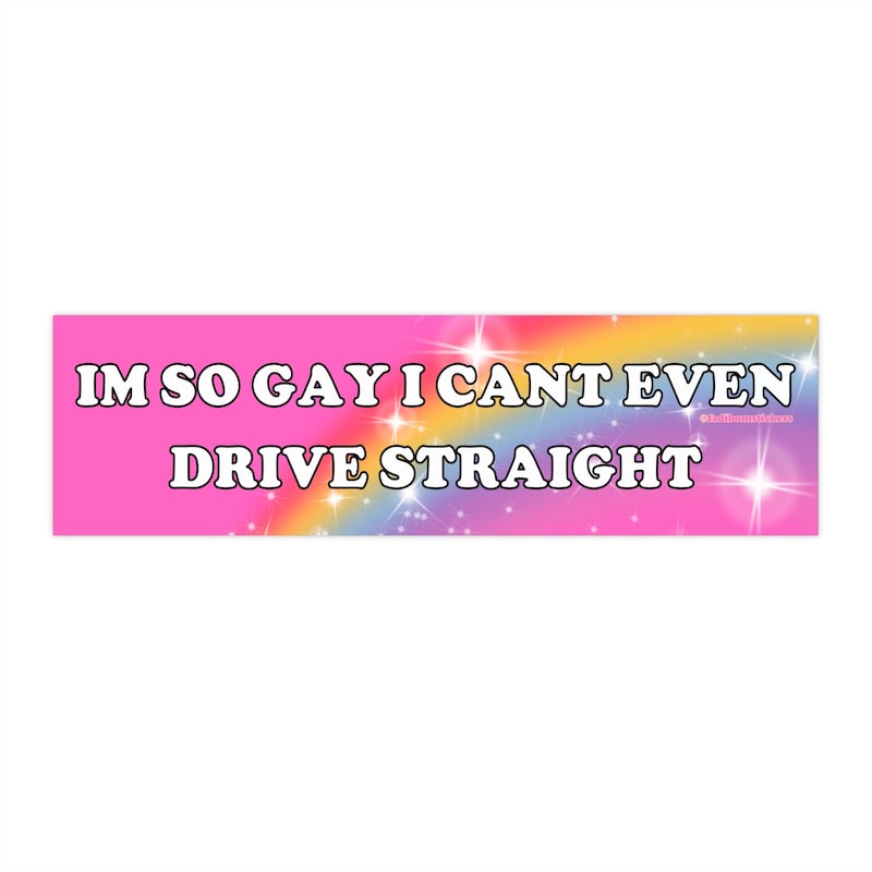 Funny Gay Bumper Stickers - Etsy