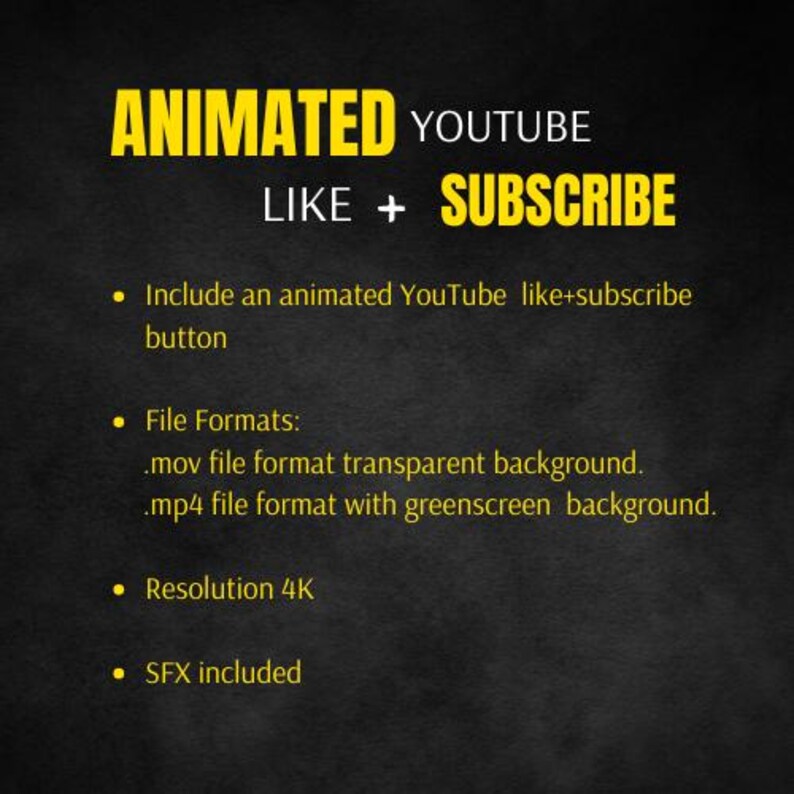 Animated Youtube Subscribe Button - Etsy