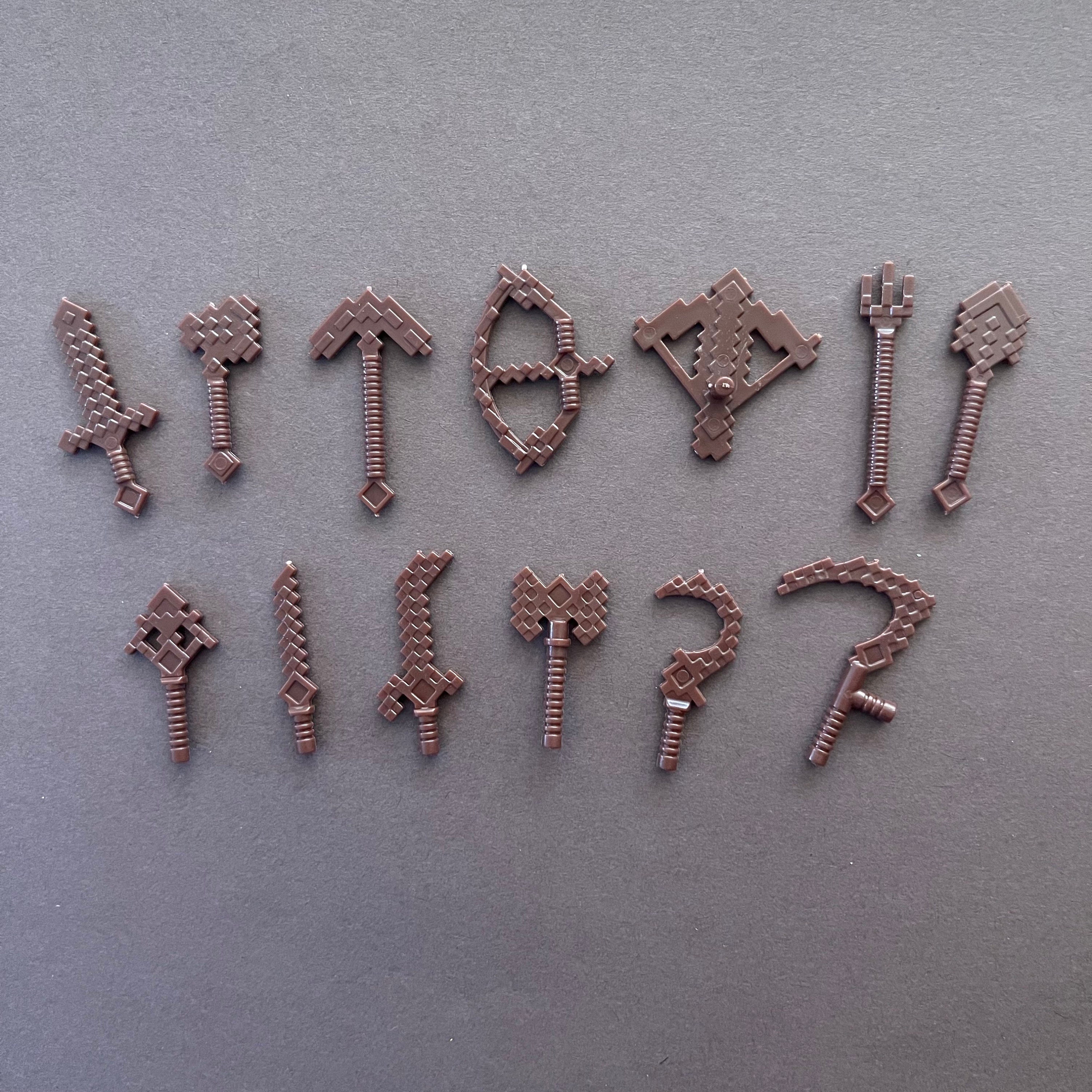 Minecraft Lego Diamond | Enchanted | Golden | Iron Wooden | Emerald ...