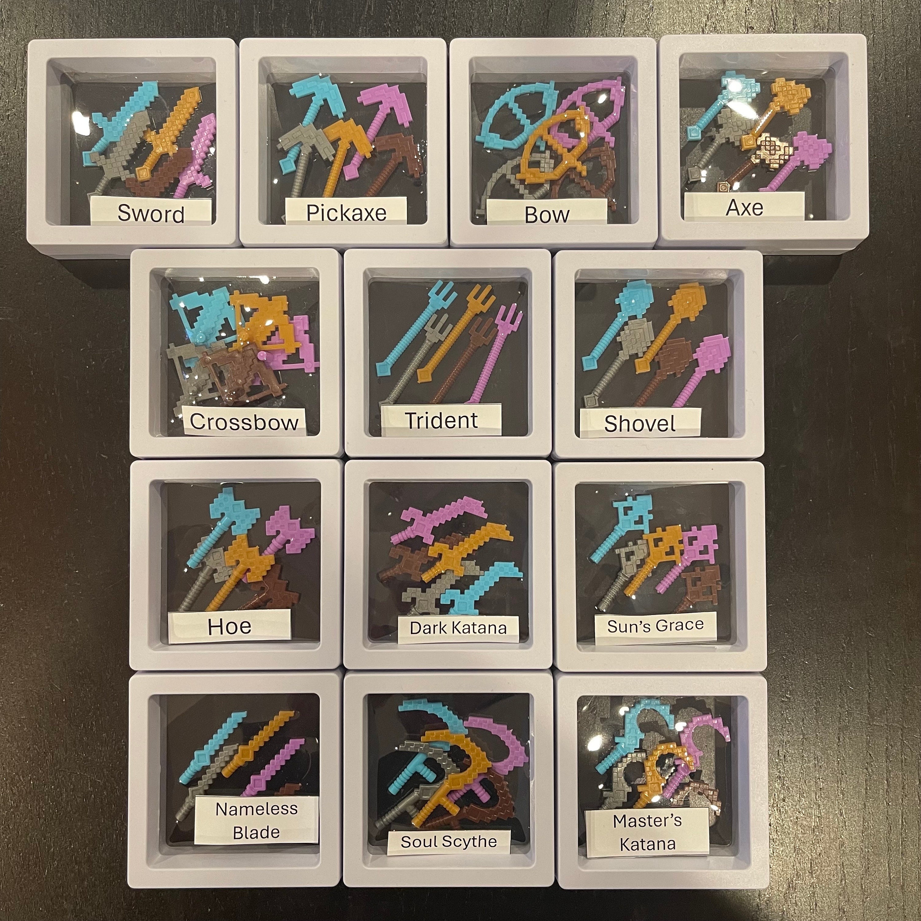 Minecraft Theme Birthday Party Flavors |goodie Bags | 13 Sets | 65 ...