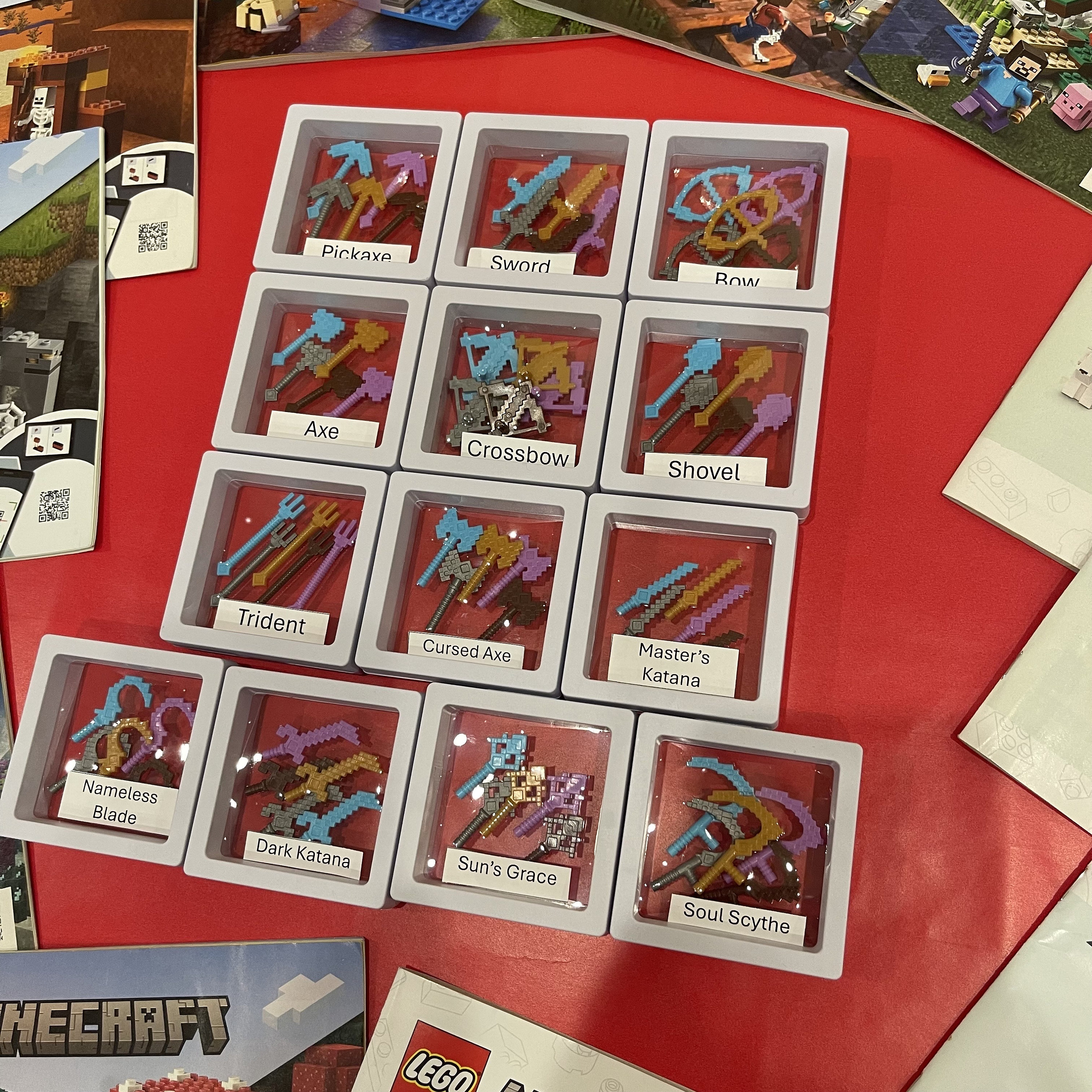 Minecraft Theme Birthday Party Flavors |goodie Bags | 13 Sets | 65 ...