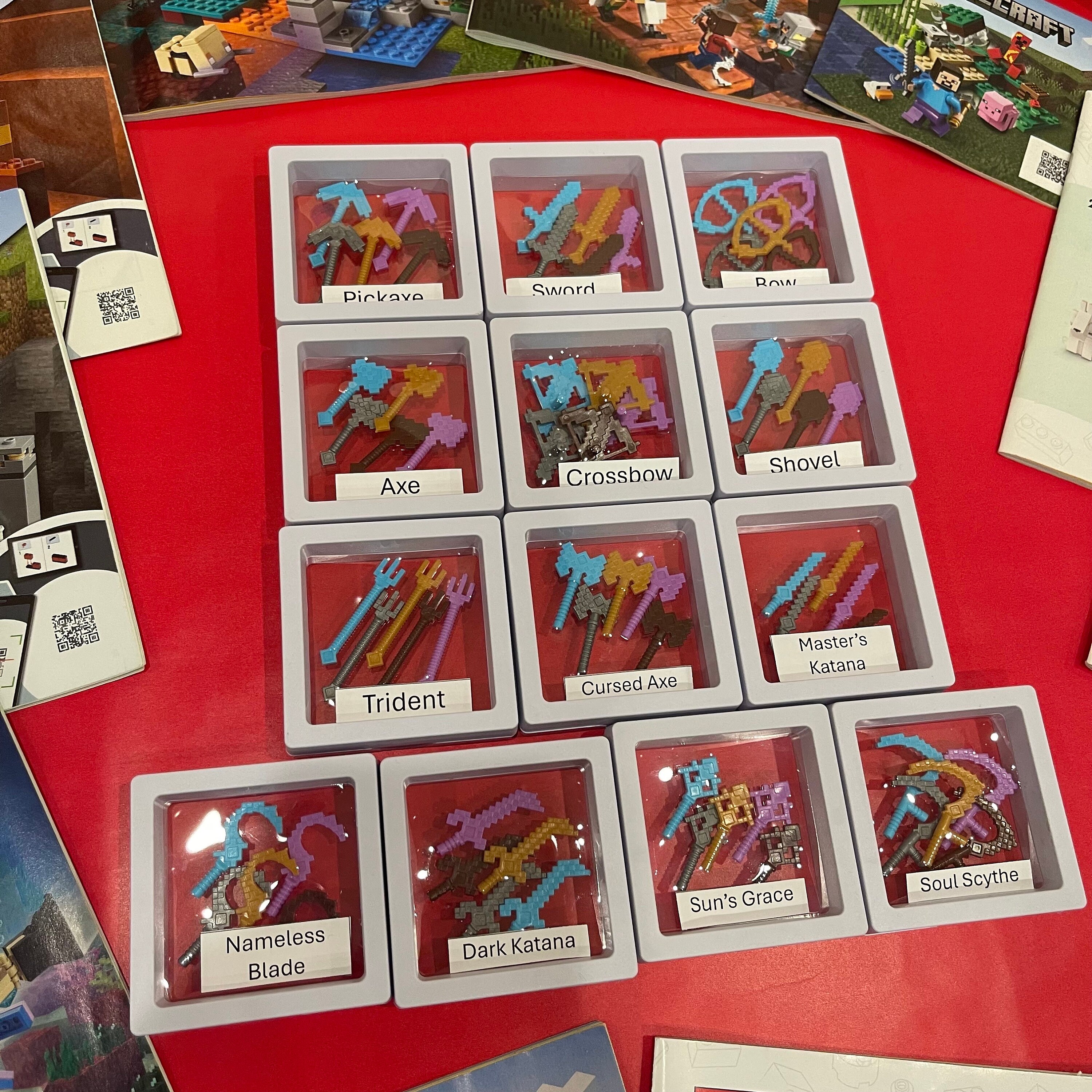 Minecraft Theme Birthday Party Flavors |goodie Bags | 13 Sets | 65 ...