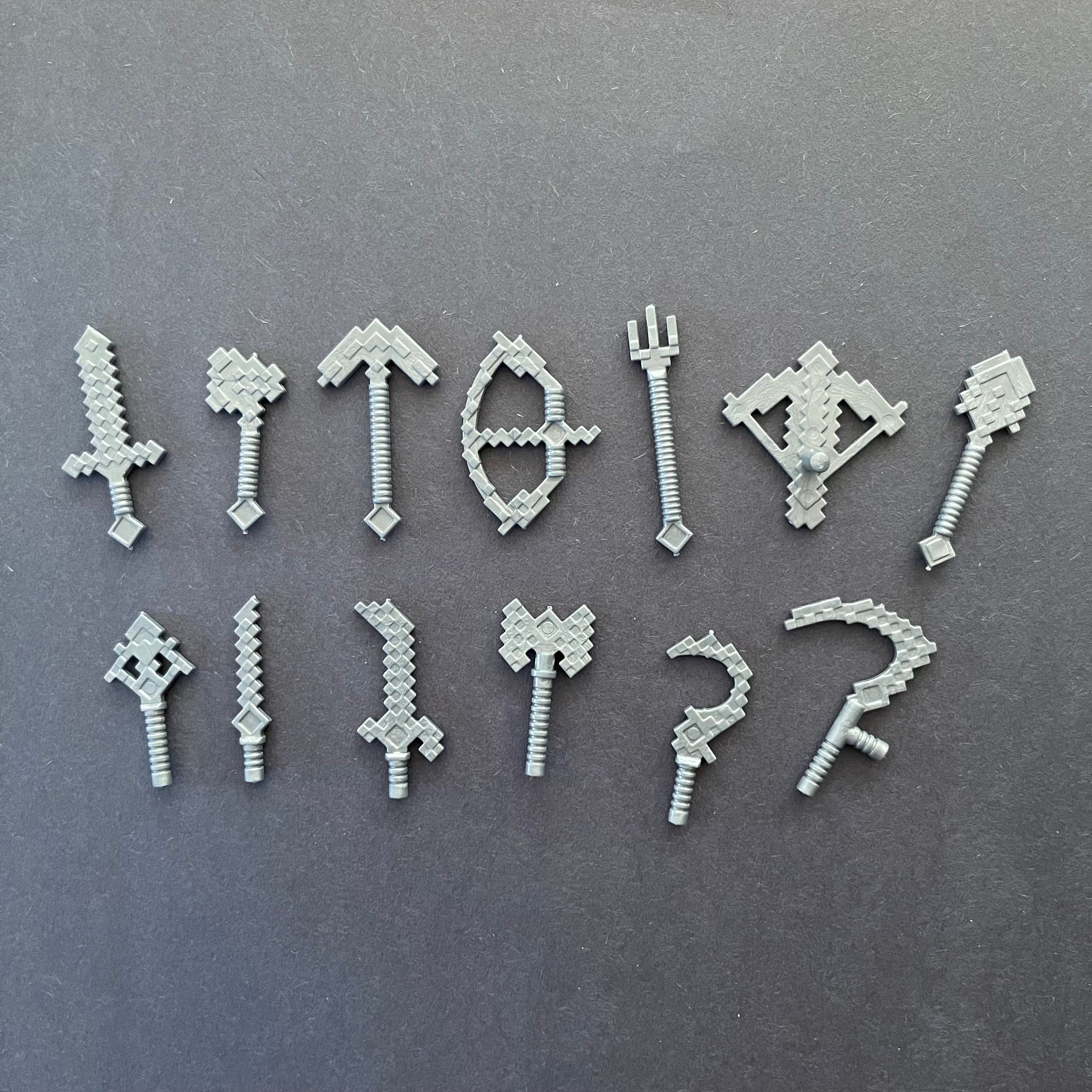 Minecraft Lego Diamond | Enchanted | Golden | Iron Wooden | Emerald ...