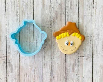 Scarecrow Face Cookie Cutter - Etsy