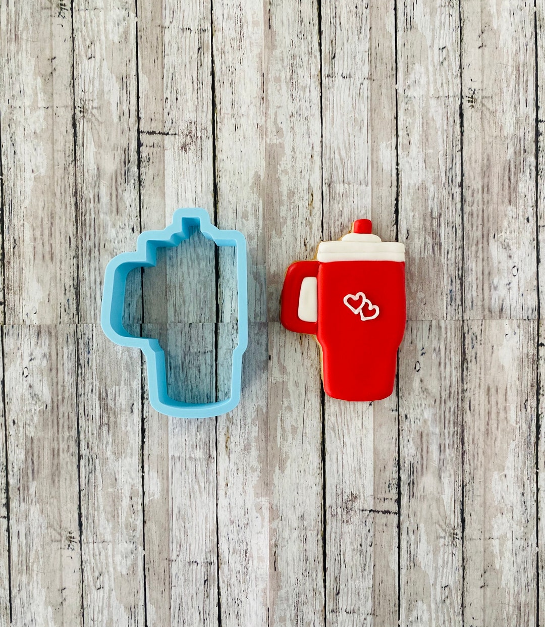 Tumbler Cookie Cutter, Drink Cutter, to Go Cup Cutter, Drink With Straw ...