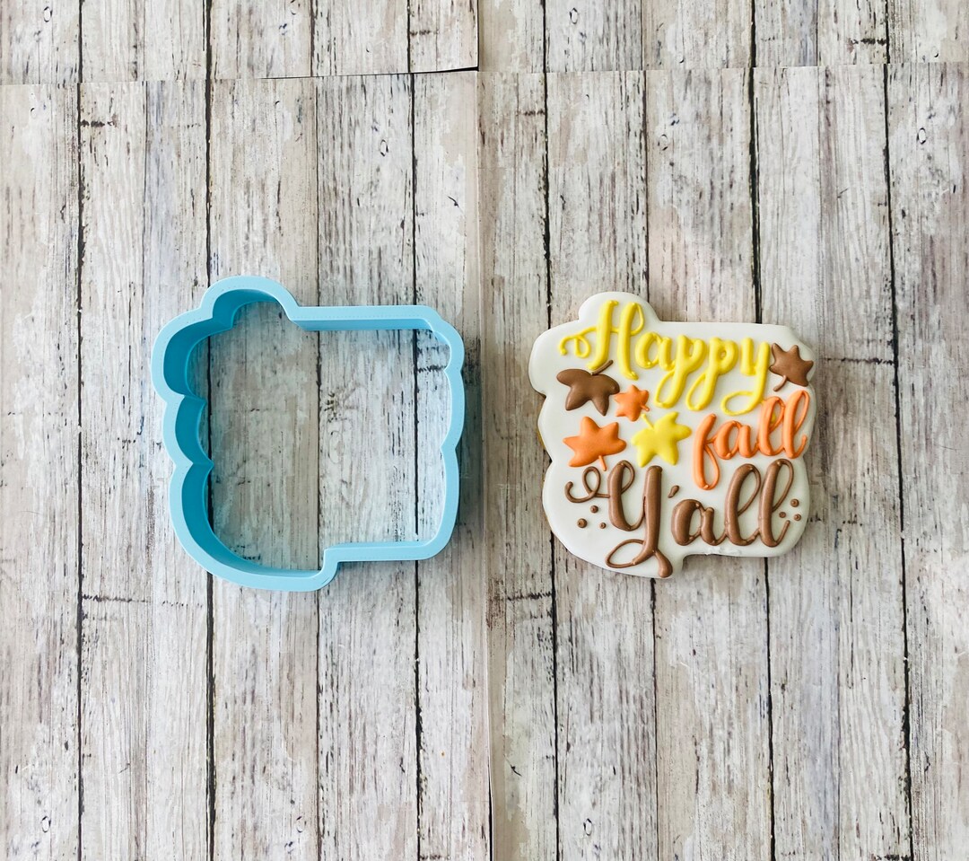 Fall Word Frame Cookie Cutter, Frame Cutter, Fall Cutter, Thanksgiving ...