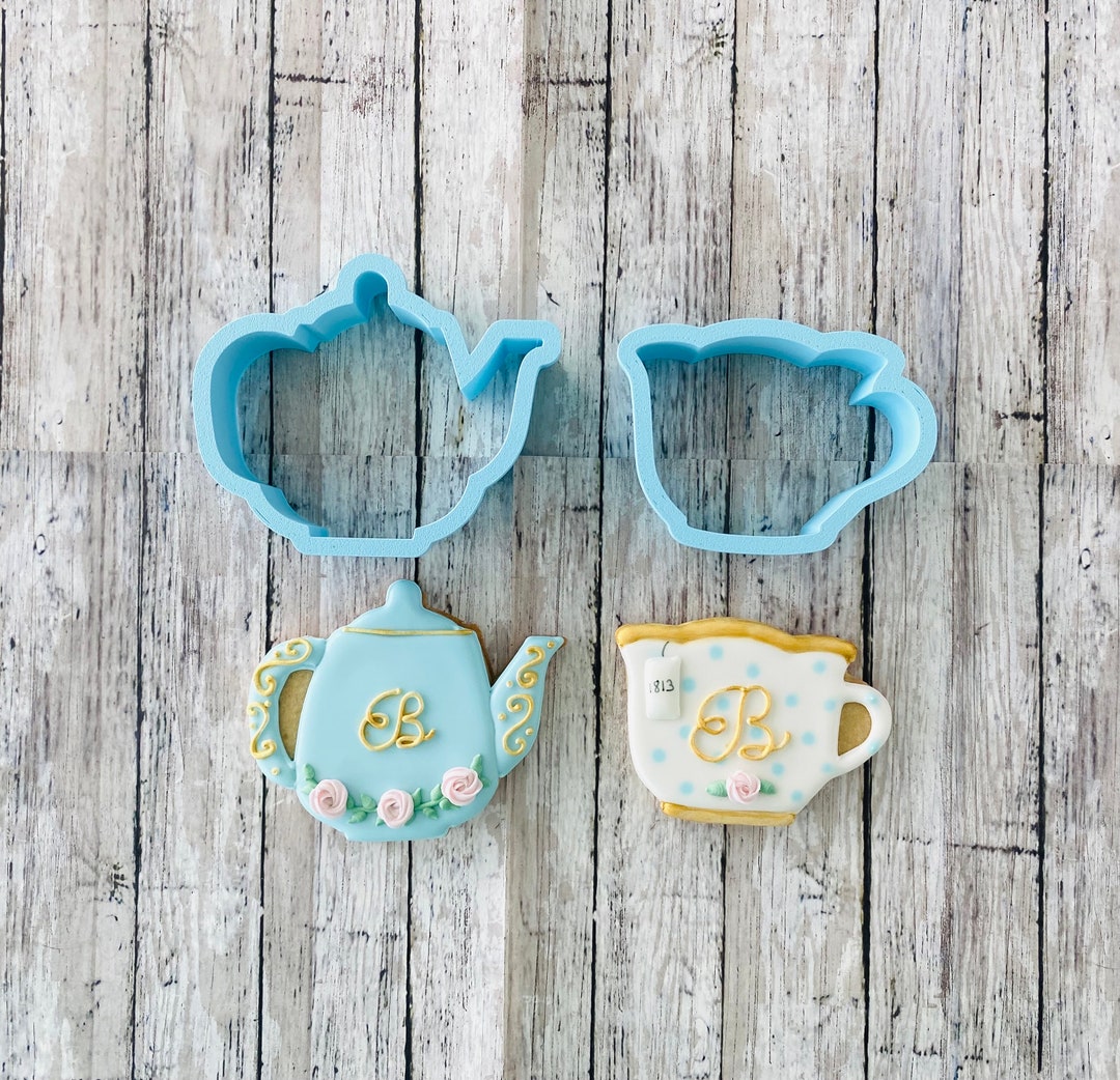 Tea Cookie Cutter Set, Tea Cup Cutter, Teapot Cutter, Drink Cutter ...