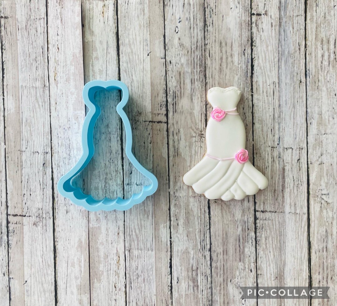 Strapless Wedding Dress Cookie Cutters, Dress Cuter, Gown Cutter ...