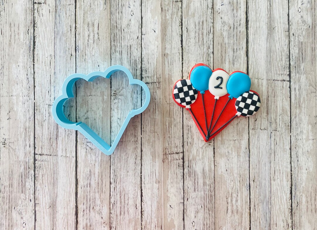 Balloons Cookie Cutter, Birthday Cutter, Party Cutter, Celebration ...
