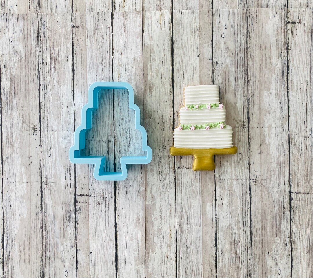 Wedding Cake Cookie Cutter, Cake Cutter, 3 Tiered Cake Cutter, Birthday ...