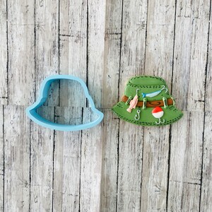 Fishing Cookie Cutter Set, Fishing Hat Cutter, Fishing Rod Cutter ...