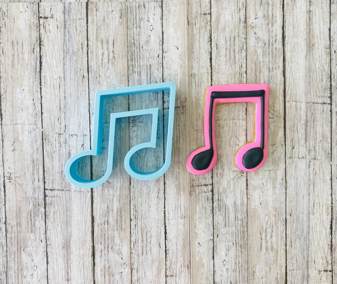 Music Note Cookie Cutter, Eighth Note Cutter, Music Cutter, Singing ...