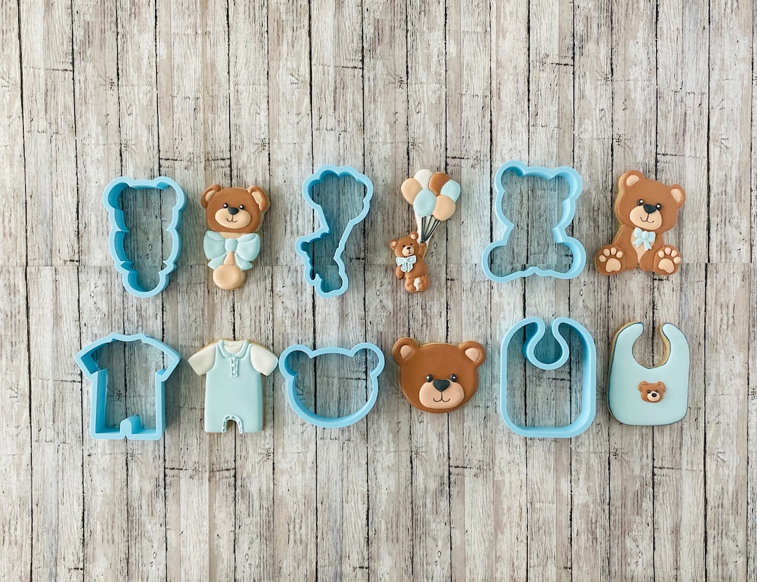 Bear Baby Shower Cookie Cutter, Bear Cutter, Baby Shower Cutter, Bear ...