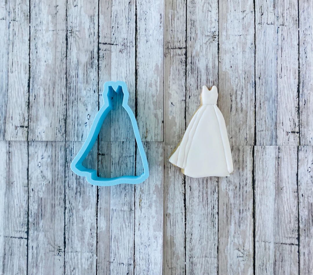 Plain Wedding Dress Cookie Cutters, Dress Cuter, Gown Cutter, Wedding ...