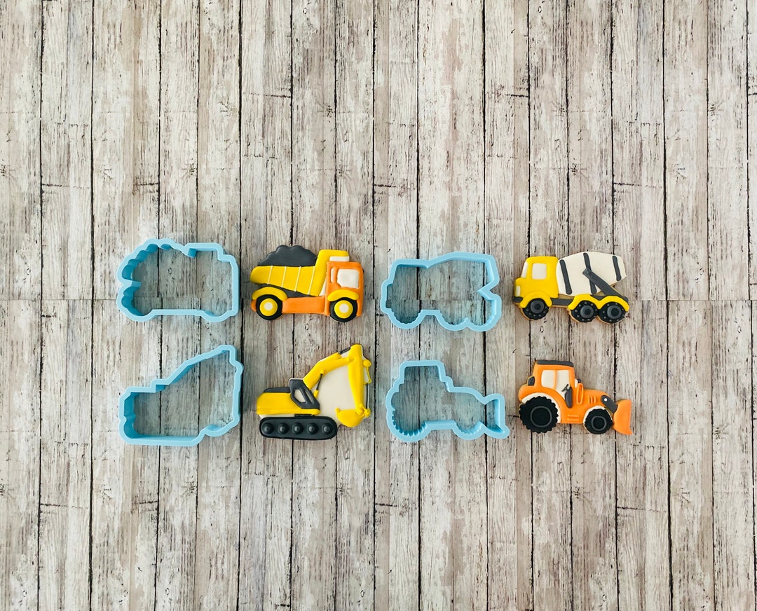 Construction Trucks Cookie Cutter, Boy Cutter, Birthday Cutter ...