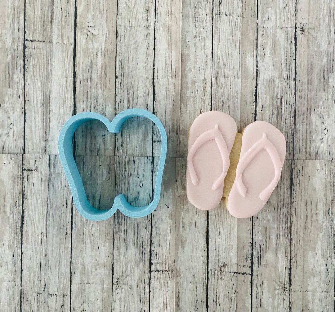 Flip Flops Cookie Cutter, Summer Cutter, Swim Cutter, Shoe Cutter ...