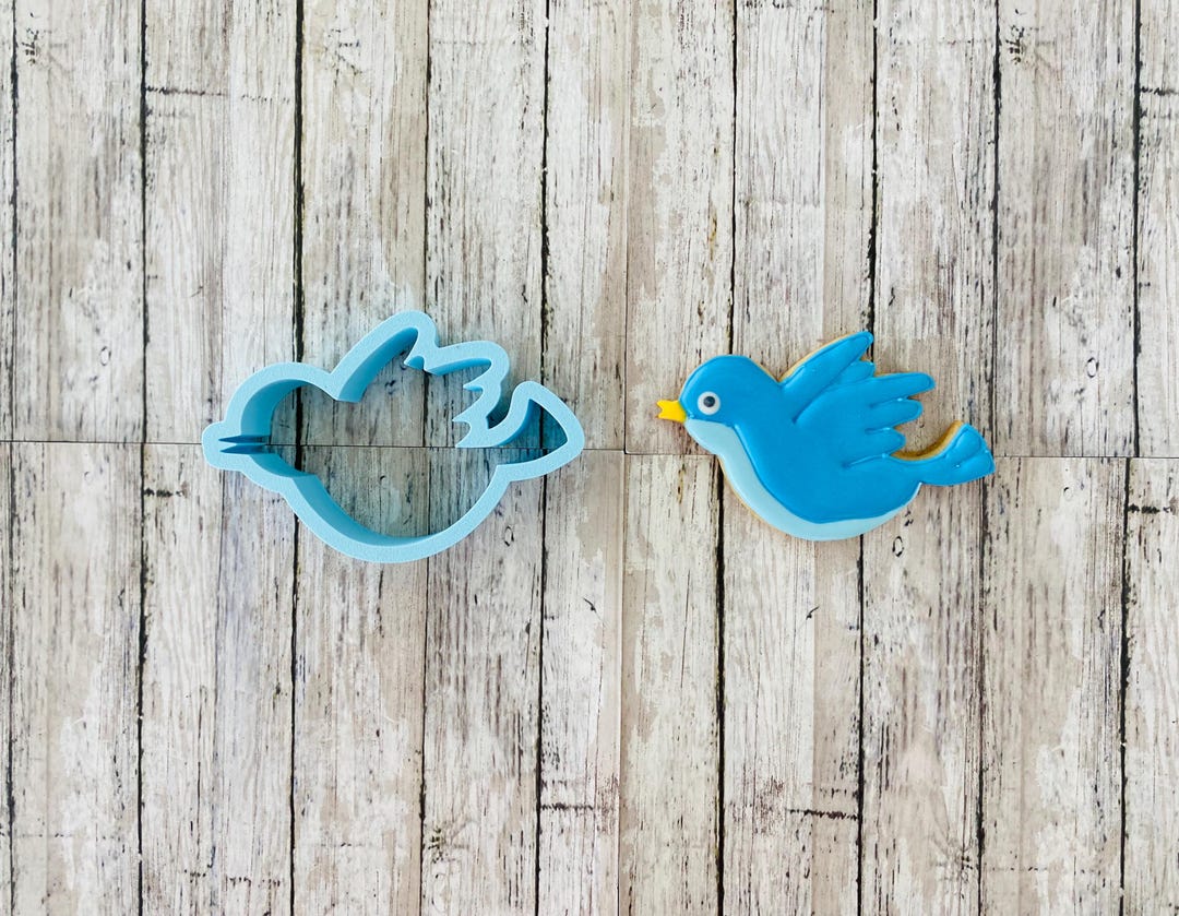 Fat Bird Cookie Cutter, Blue Bird Cutter, Bird Cutter, Animal Cutter ...