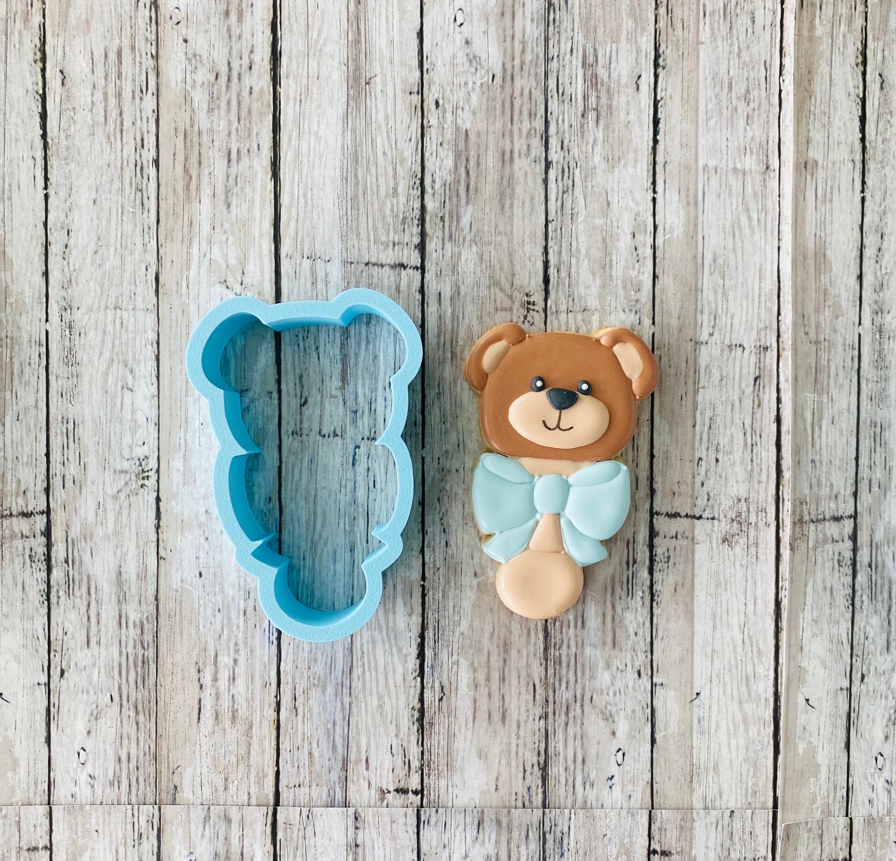 Bear Baby Shower Cookie Cutter, Bear Cutter, Baby Shower Cutter, Bear ...
