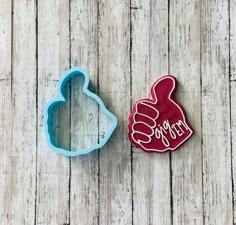 Aggie Cookie Cutter Gig em Cutter Texas ATM Cutter College - Etsy