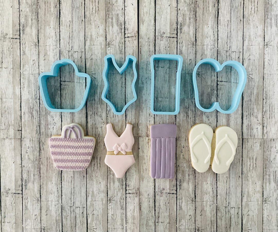 Pool Cookie Cutter Set, Summer Cutter, Swim Suit Cutter, Bathing Suit ...