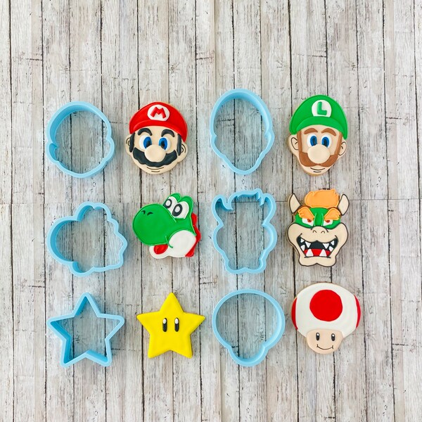 Mario Brothers Cookie Cutter - Etsy