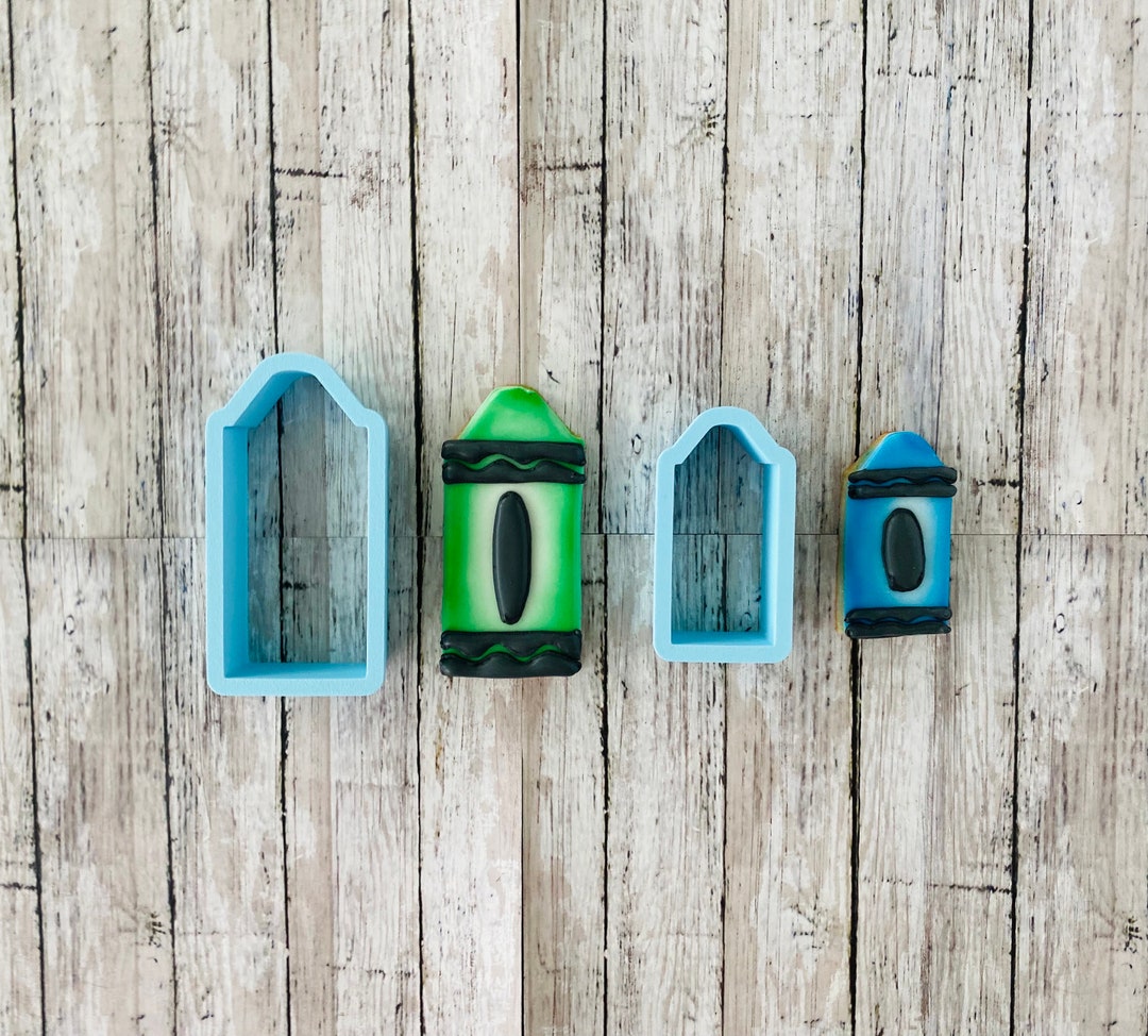 Fat Crayons Cookie Cutter, Back to School Cutter, Teacher Cutter ...