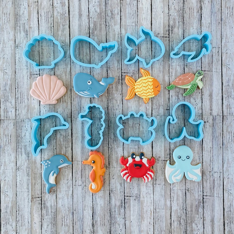 Dolphin Cookie - Etsy