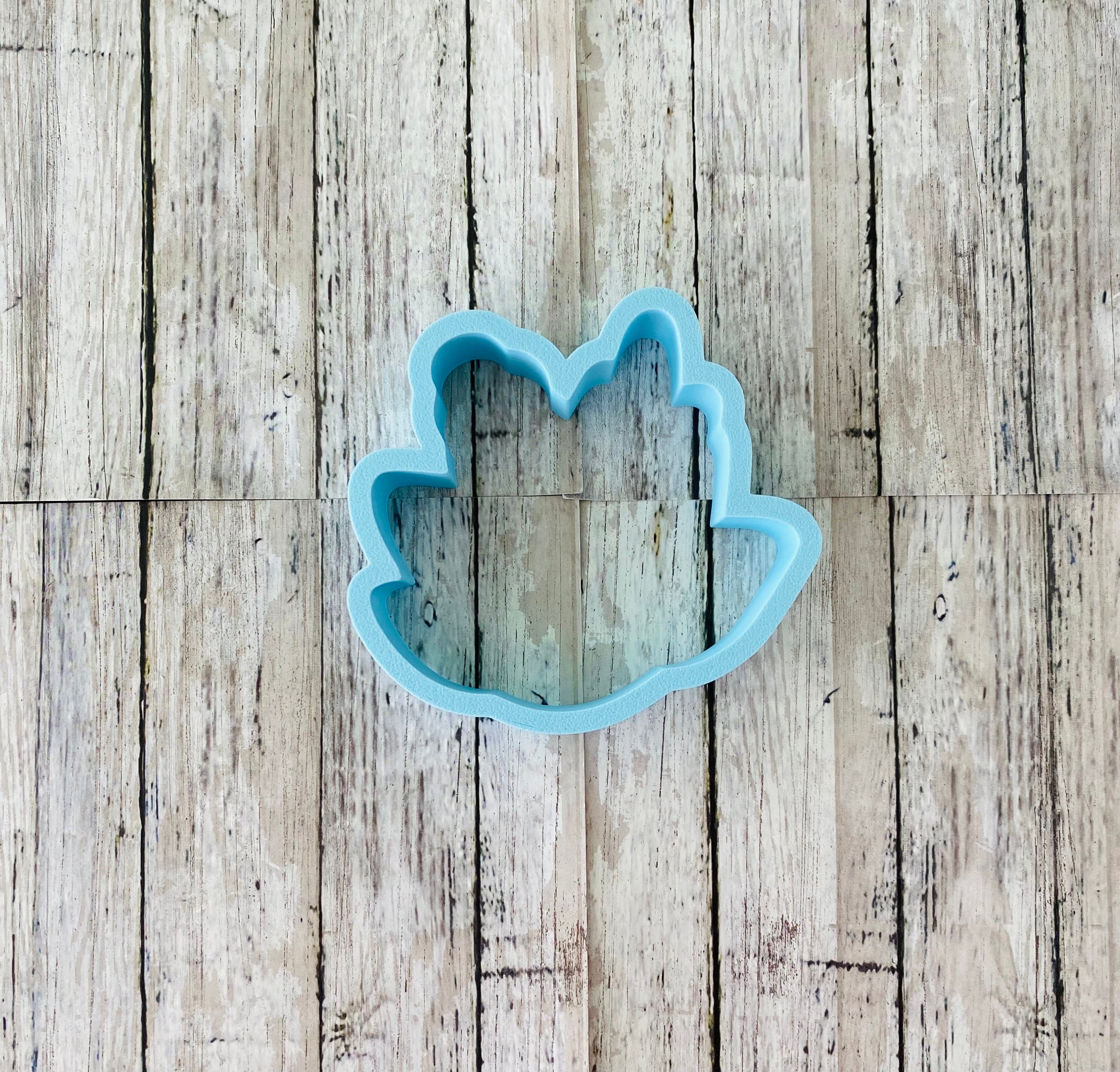 Flower With Leaves Cookie Cutter, Flower Cutter, Spring Cutter, Wedding ...