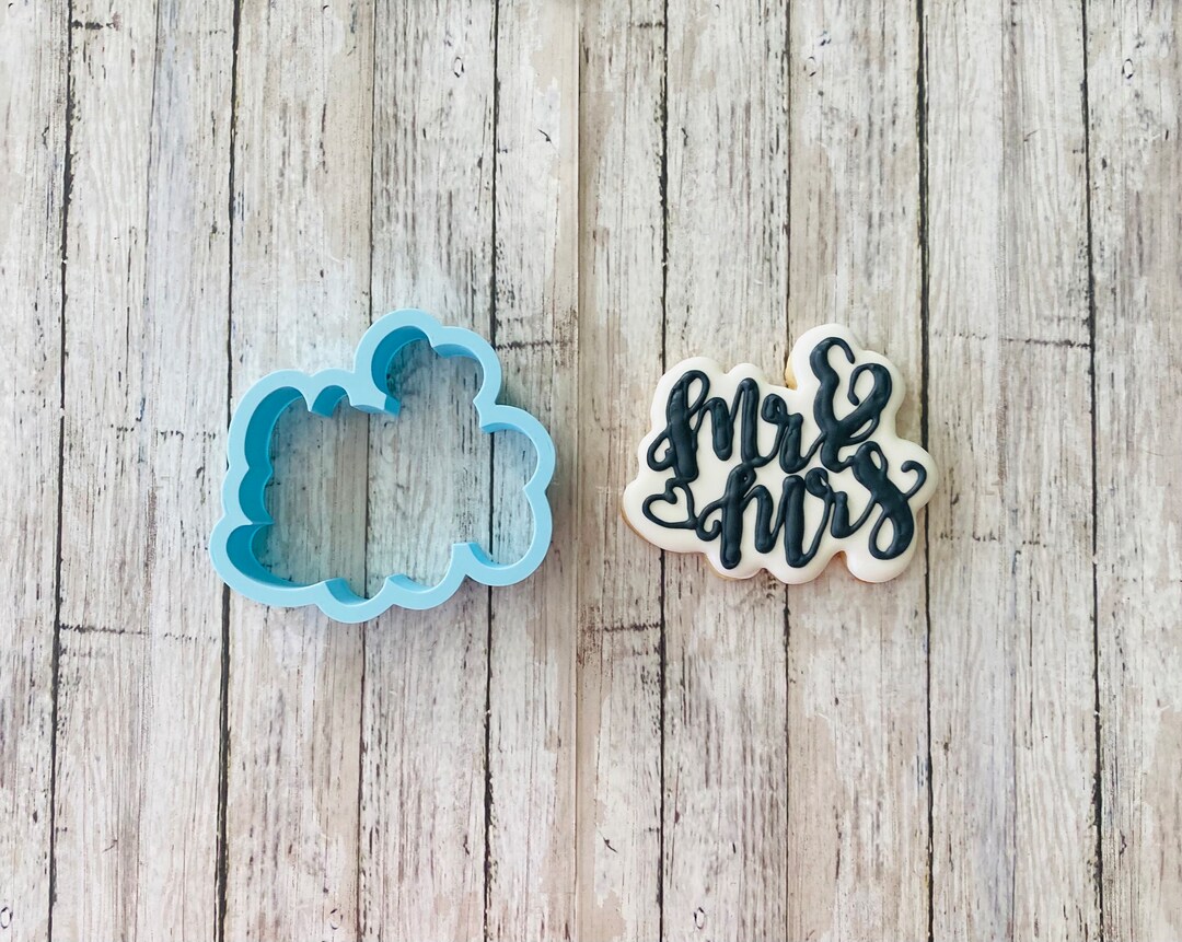 Mr. & Mrs. Cookie Cutter, Frame Cutter, Wedding Cutter, Engagement ...