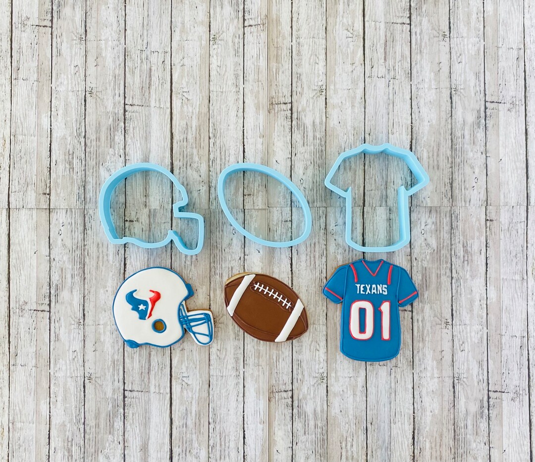 Football Cookie Cutter, Football Helmet Cutter, School Cutter, Jersey ...