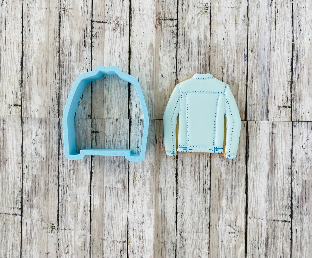 Jean Jacket Cookie Cutter, Fall Cutter, Jacket Cutter, Clothes Cutter ...