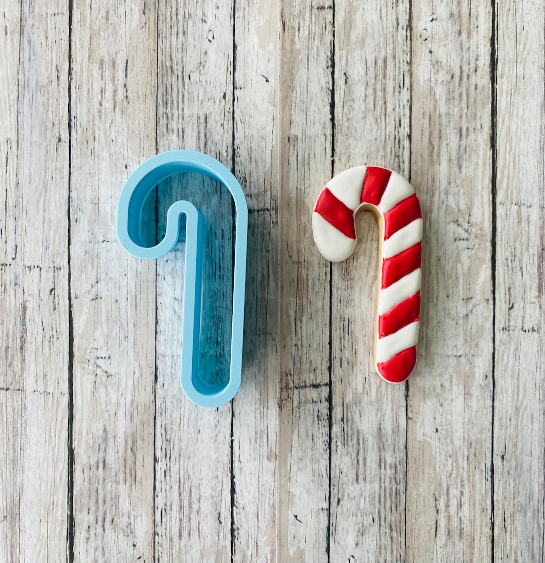 Candy Cane Cookie Cutter, Christmas Cutter, Candy Cutter - Etsy