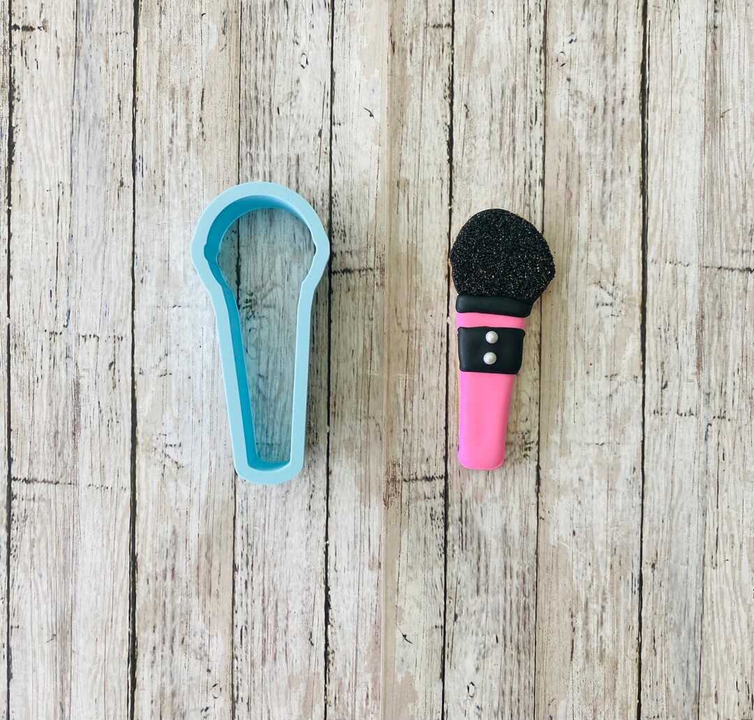 Microphone Cookie Cutter, Music Cutter, Singing Cutter, Band Cutter ...