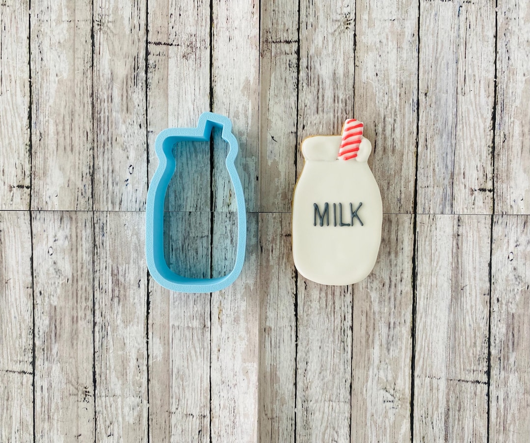 Milk Jug With Straw Cookie Cutter, Cookie Cutter, Milk Cutter, Drink ...