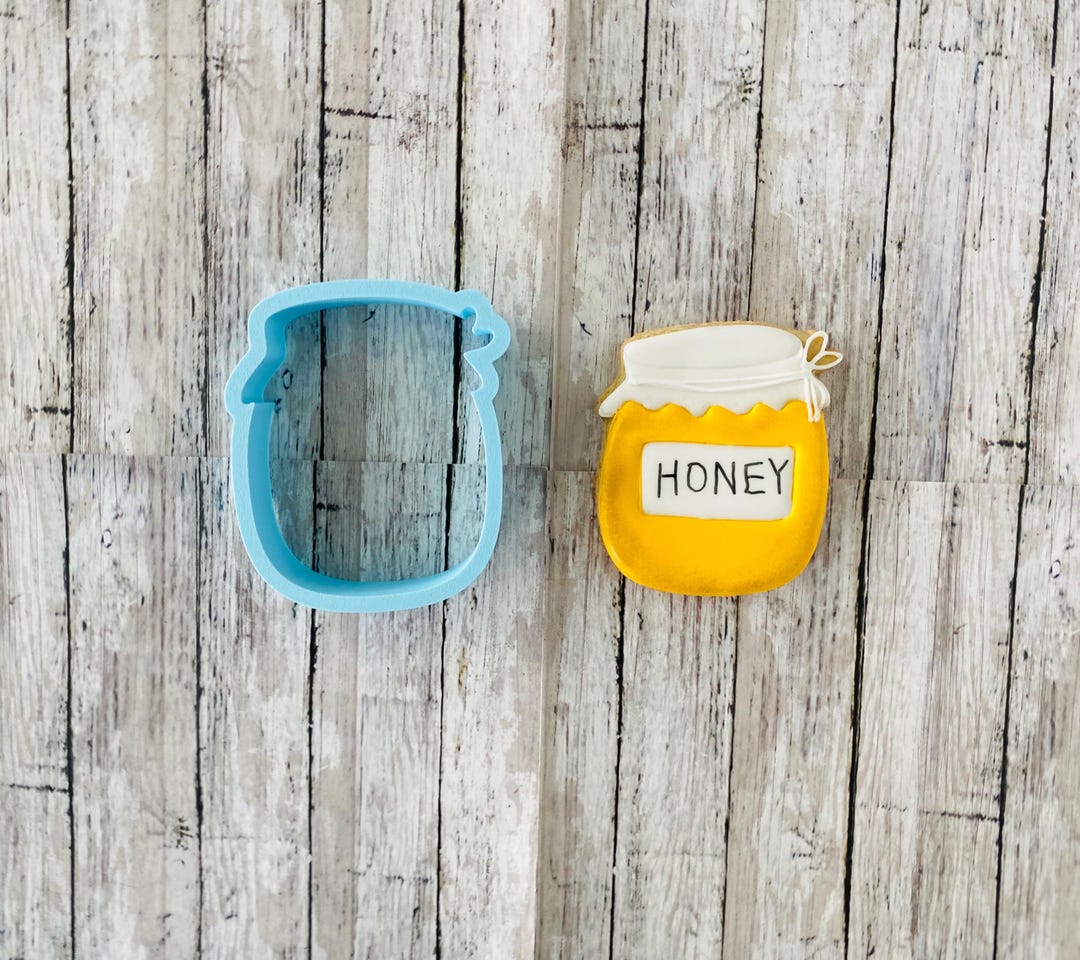 Honey Jar Cookie Cutter, Jar Cutter, Food Cutter, Bear Cutter, Bee ...