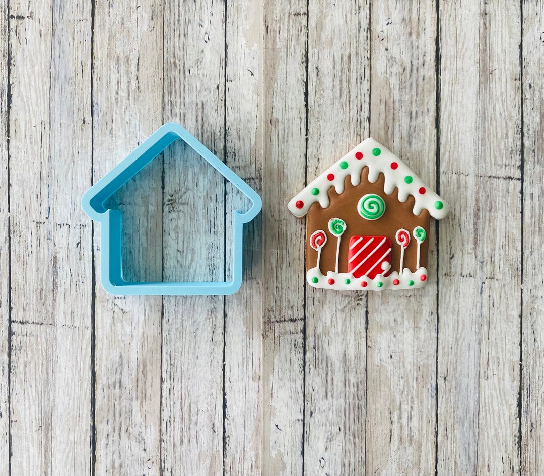 Gingerbread House Cookie Cutter, Christmas Cutter, Gingerbread Cutter ...