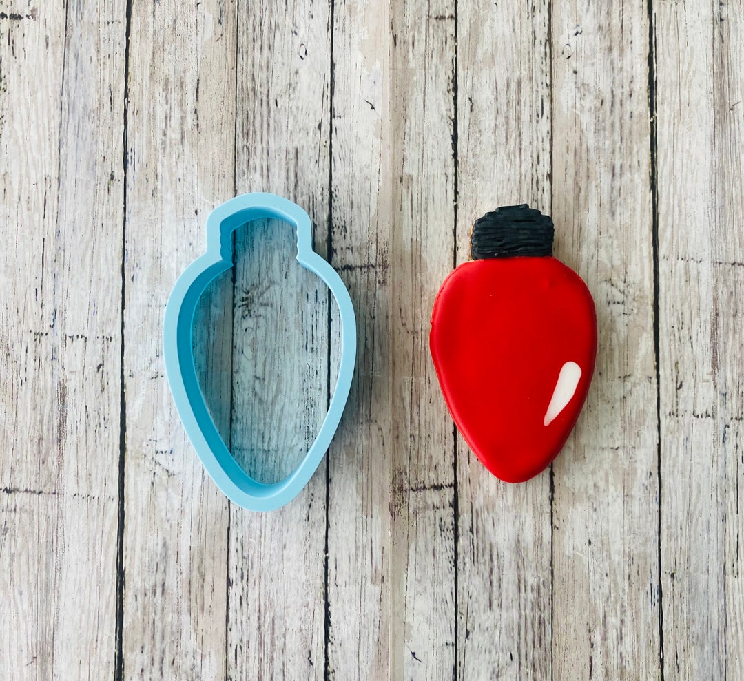 Christmas Light Cookie Cutter, Light Cutter, Christmas Cutter, Light ...