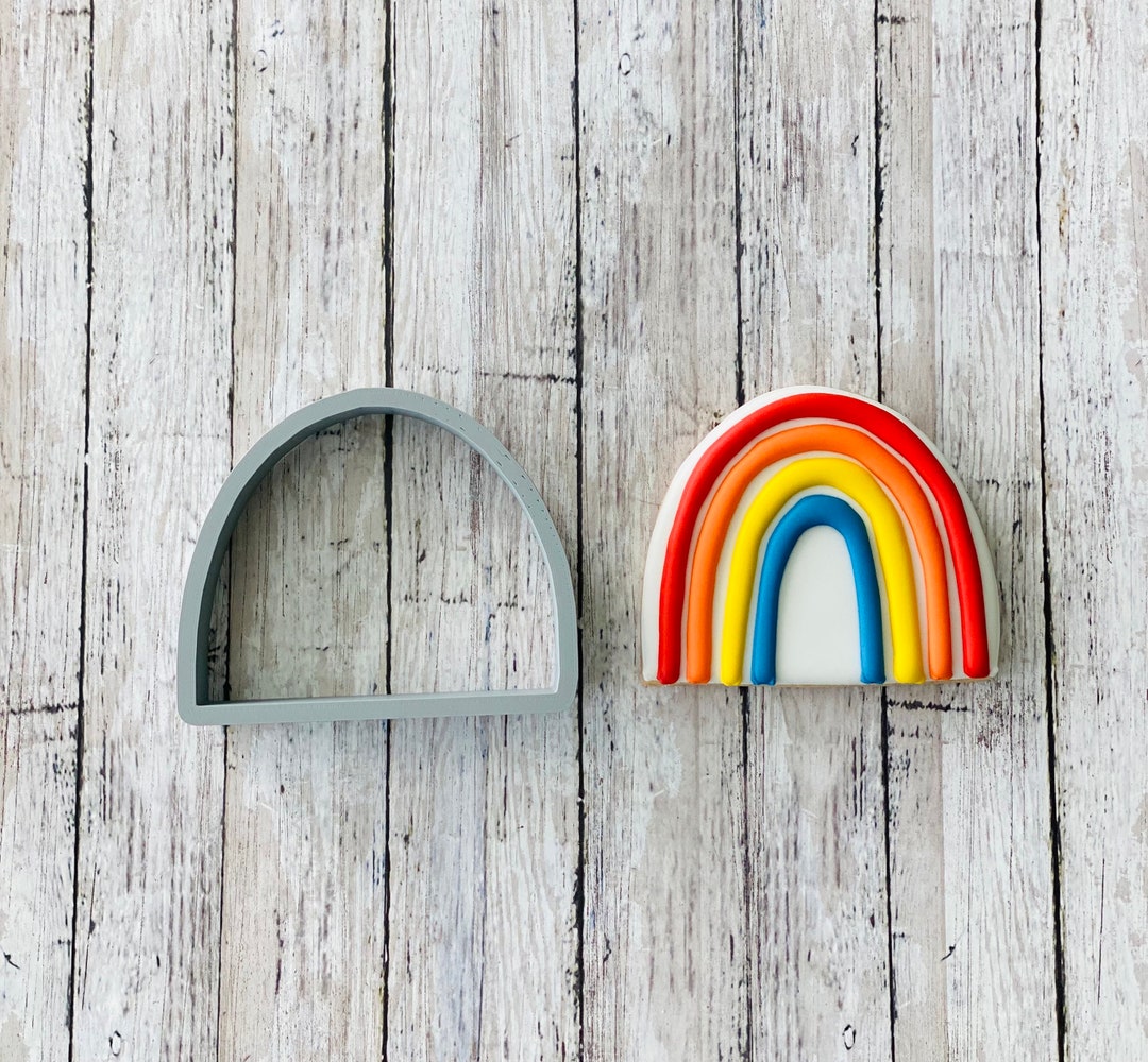Rainbow Cookie Cutter, Boho Cutter, Baby Cutter, School Cutter, Nature ...