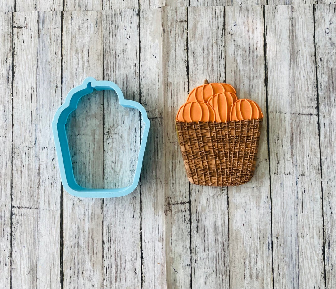 Pumpkin Basket Cookie Cutter, Pumpkin Cutter, Pumpkin Patch Cutter ...
