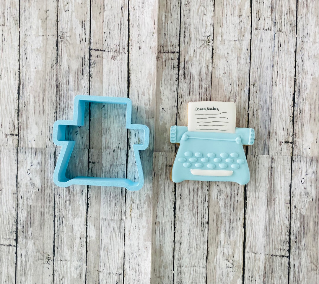 Typewriter Cookie Cutter, School Cutter, Typing Cutter, Writer Cutter ...