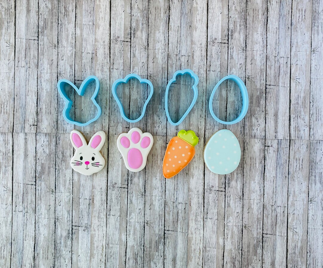 Easter Cookie Cutter Set, Egg Cutter, Animal Cutter, Carrot Cutter ...