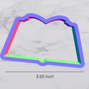 Open Book Cookie Cutter, Book Cutter, Back to School Cutter, Teacher ...