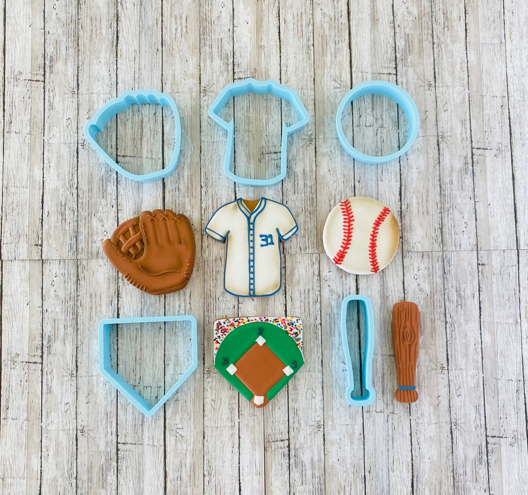 Baseball Cookie Cutter, Bat Cutter, Sports Cutter, Ball Cutter, Mit ...