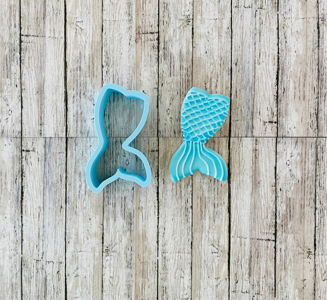 Mermaid Tail 2 Cookie Cutter, Ocean Cutter, Sea Cutter, Girl Cutter ...