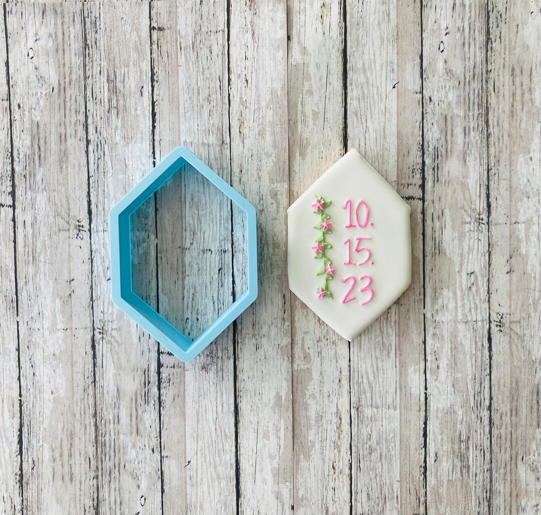 Stretched Rhombus Frame Cookie Cutter, Frame Cutter, Wedding Cutter ...