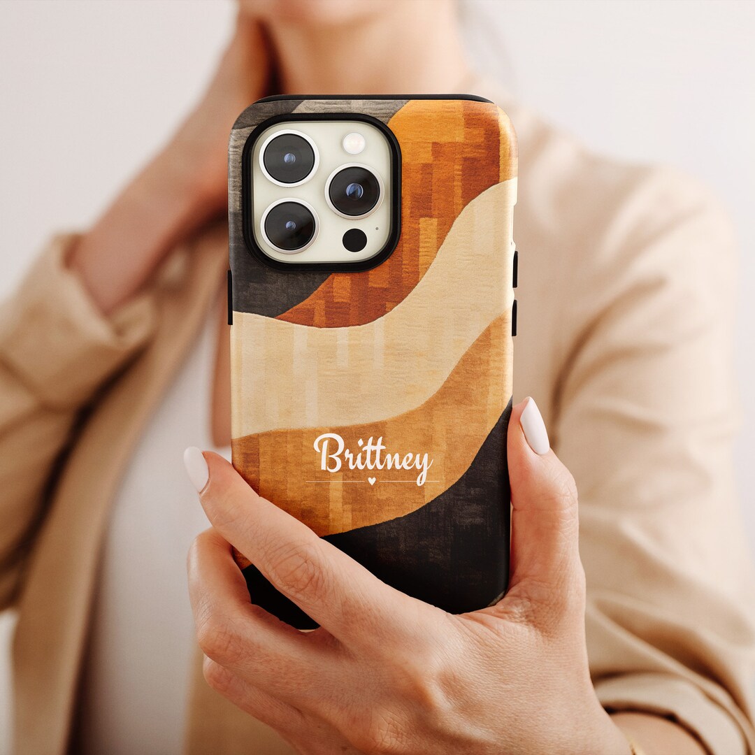 Custom Abstract Phone Case Personalized Modern Design for iPhone and ...
