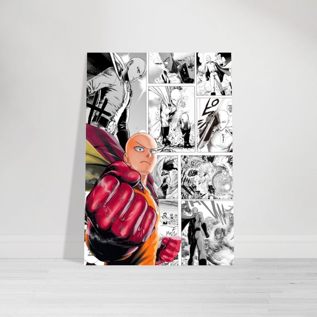 One-punch Man Saitama Poster Anime Gift Anime Anime Poster - Etsy