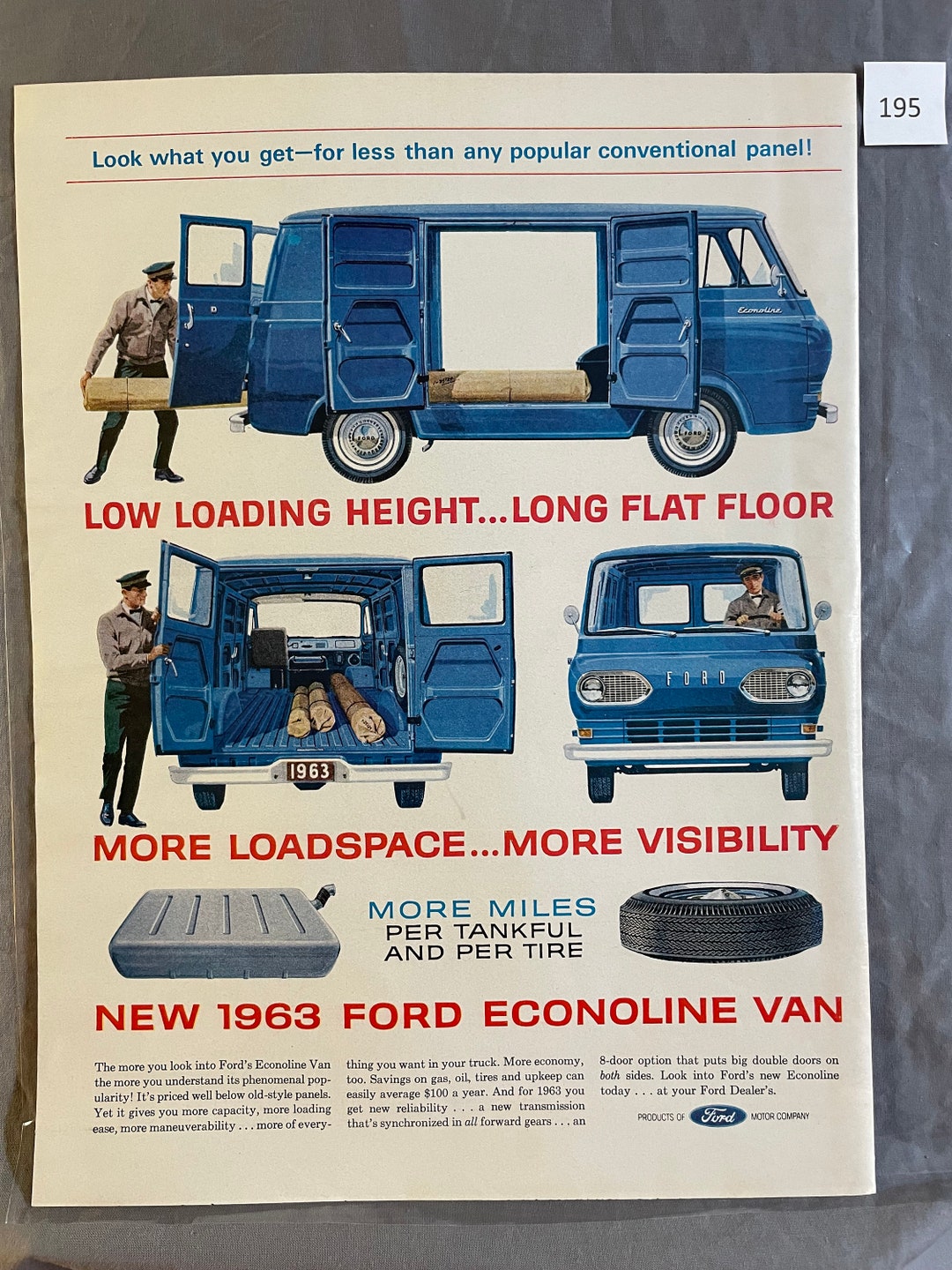 Ford Truck - Life Magazine – November 1962 – Ad #195 - Etsy