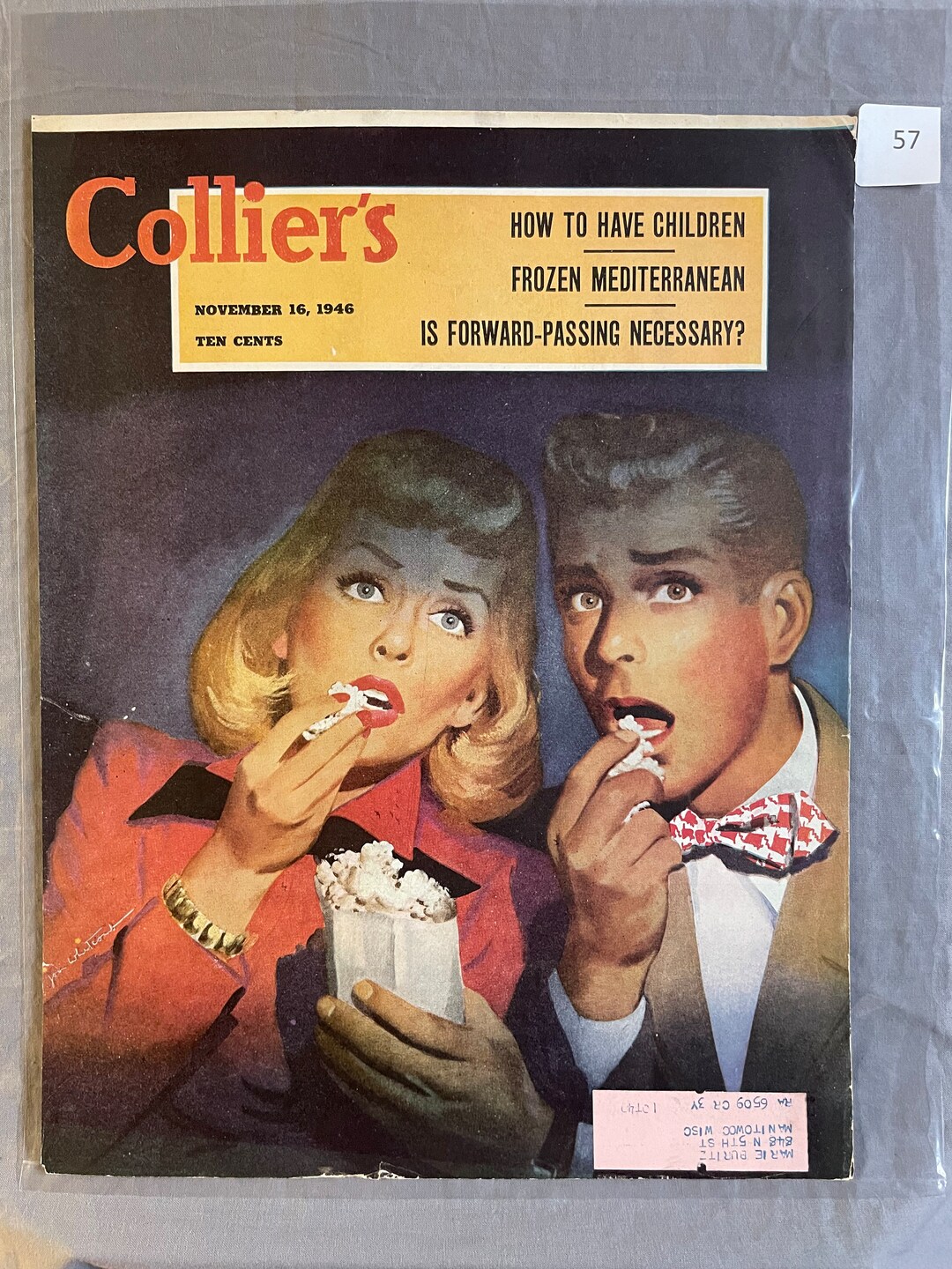 Collier's Magazine Cover – November 16th, 1946 – Ad #57 - Etsy